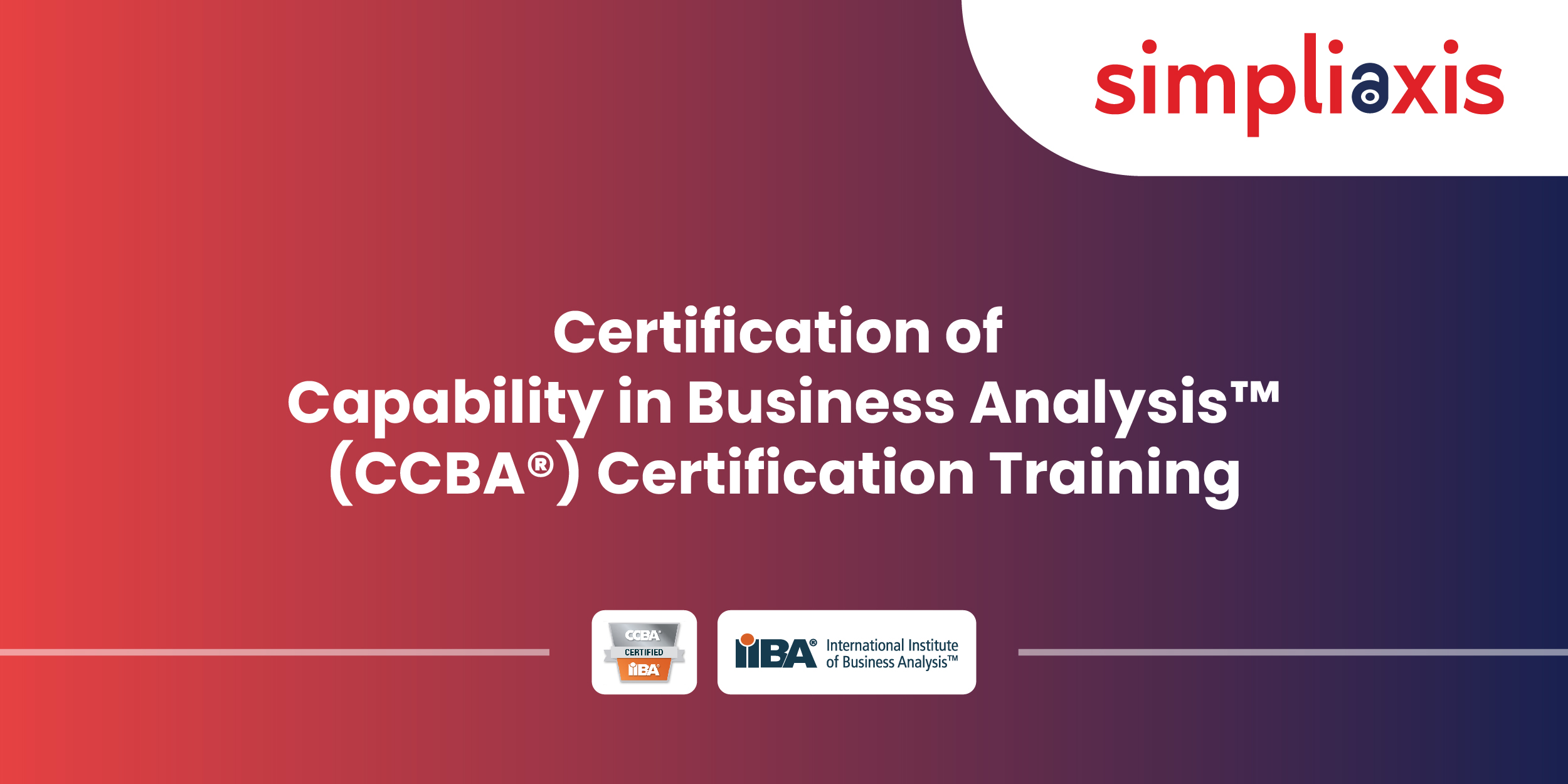 IIBA CCBA Course in India | Certification of Capability in Business ...