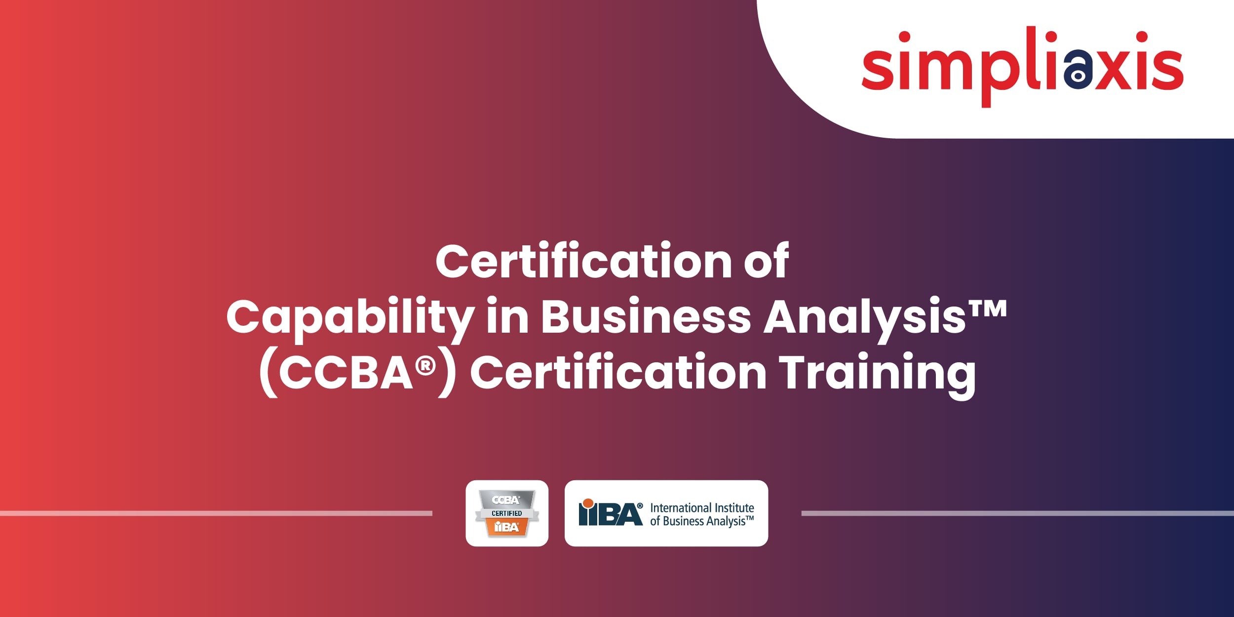 CCBA Certification and Training Course