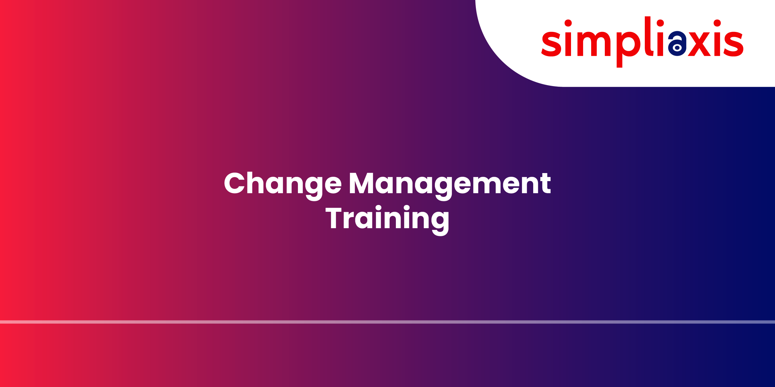 Change Management Training
