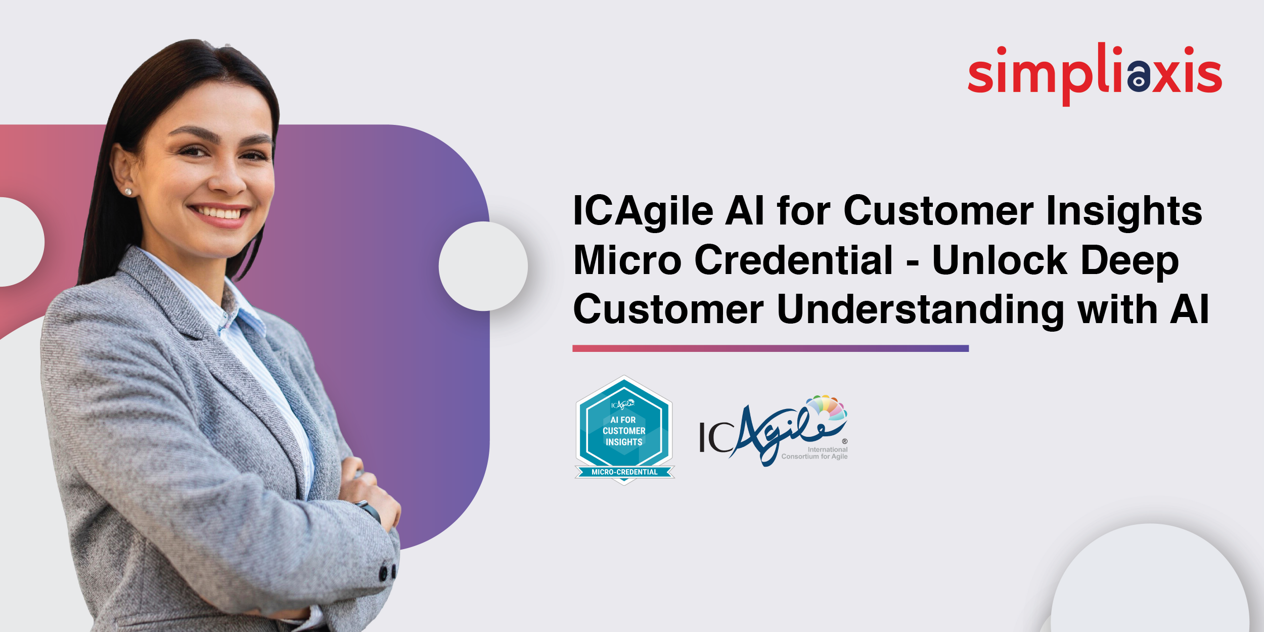 ICAgile AI for Customer Insights Micro-credential Training