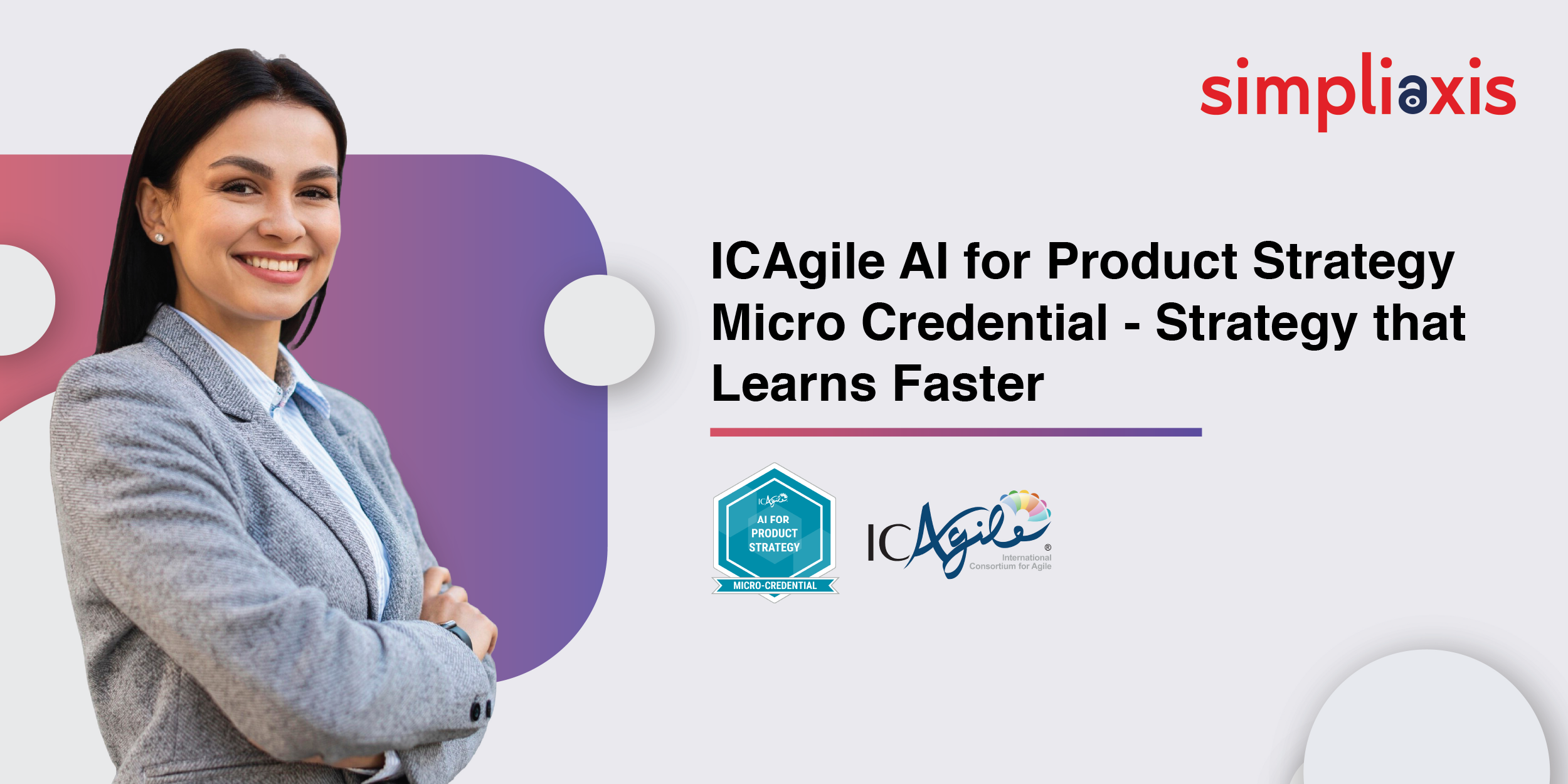 ICAgile AI for Product Strategy Micro Credential Certification