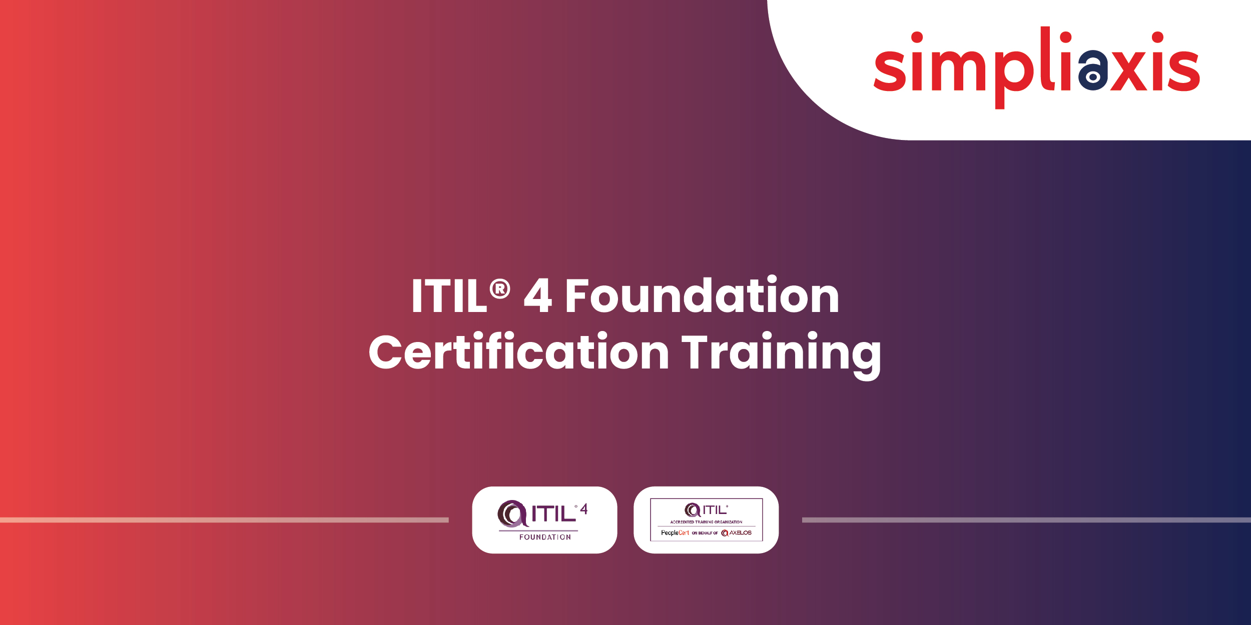 ITIL® 4 Foundation Training | ITIL Certification Course