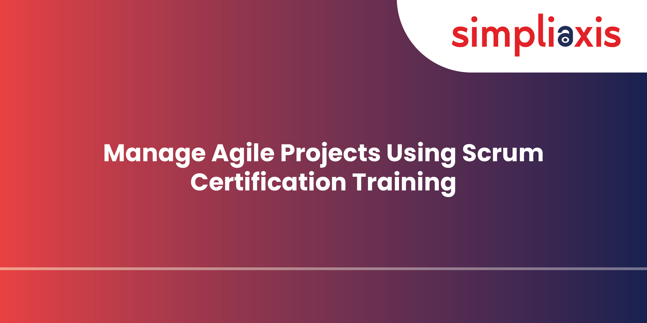 Agile Project Management With Scrum Certification Training