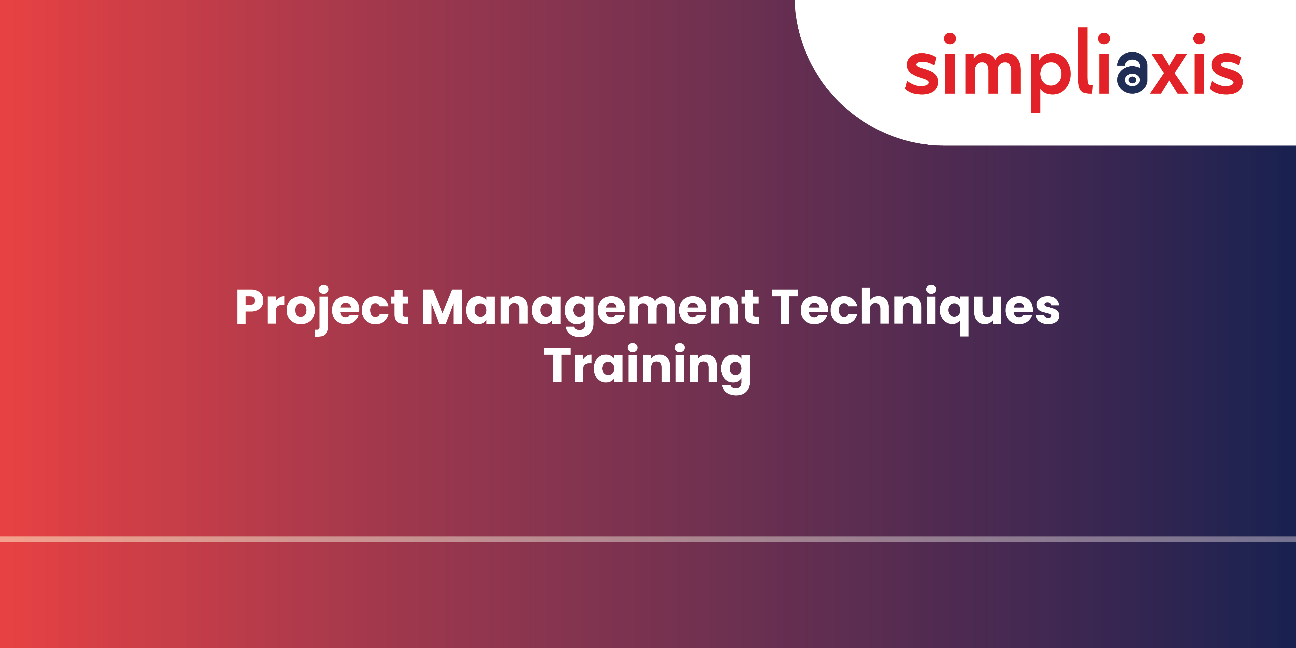 Project Management Techniques Training