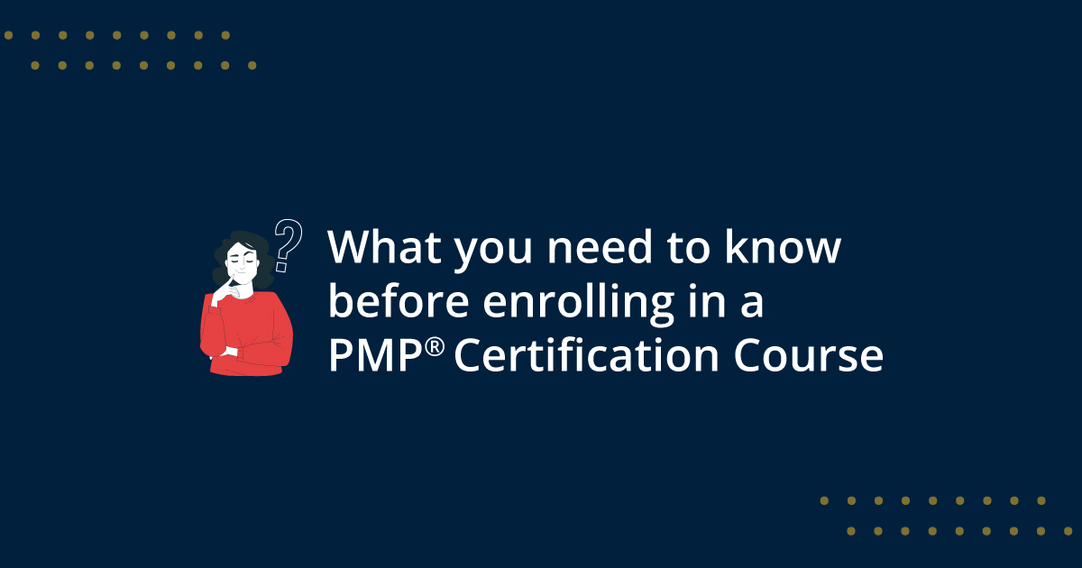 PMP Certification Enrollment Guide | Steps to Success